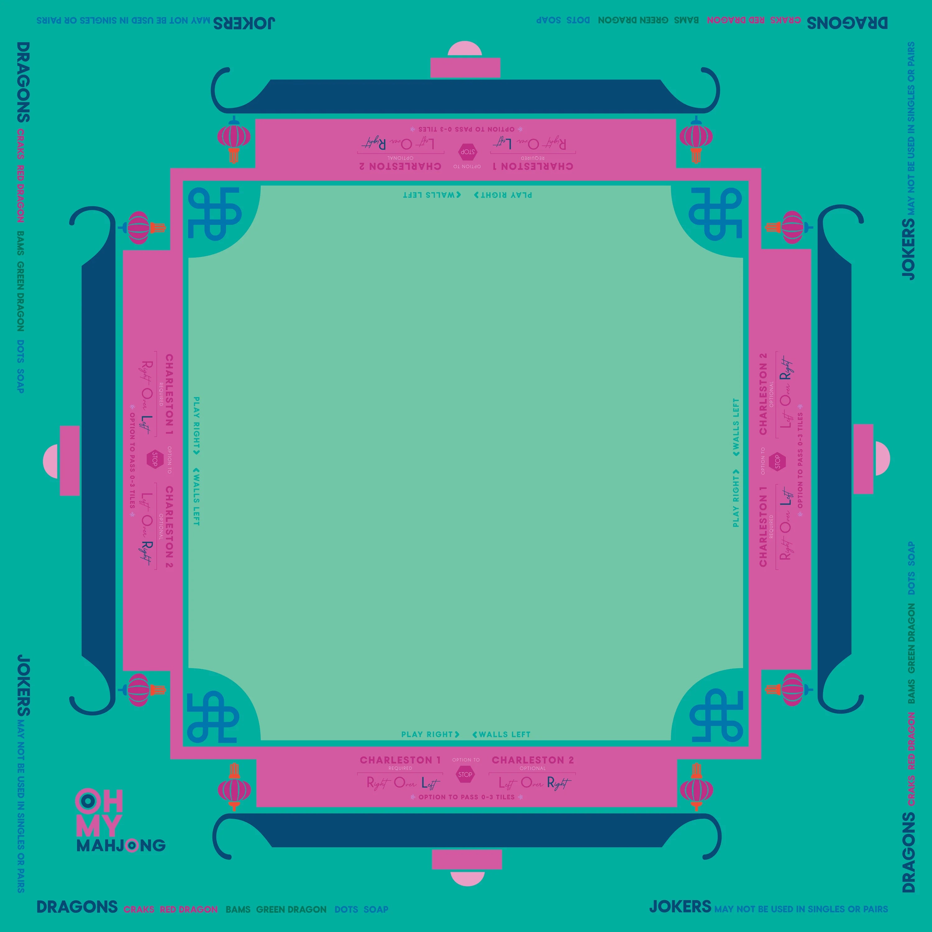 MAHJONG MATS by Oh My Mahjong – ANEWIN